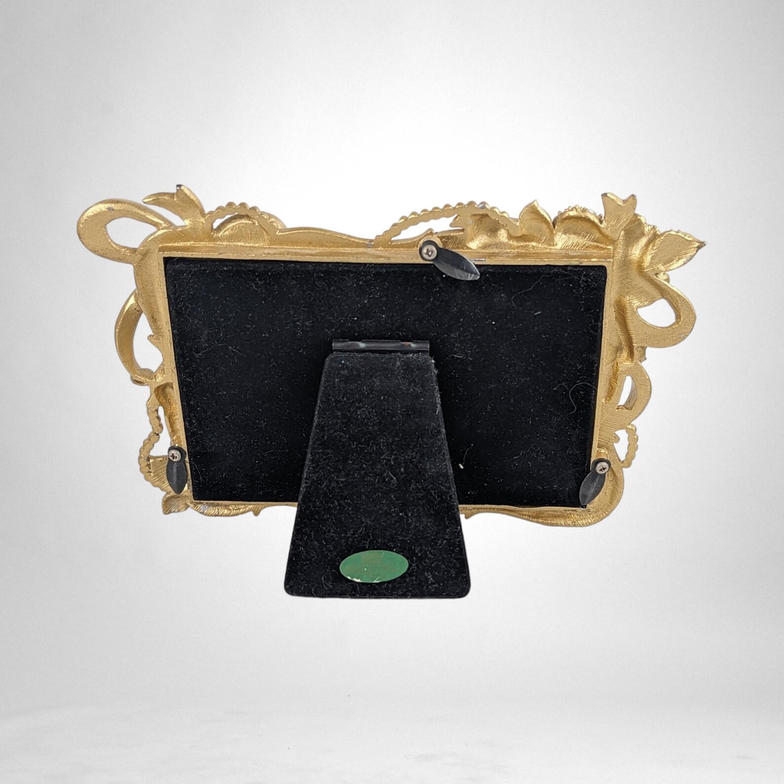 Vintage Enamel High Heel Show and Flower Metal Photo Frame - Etsy