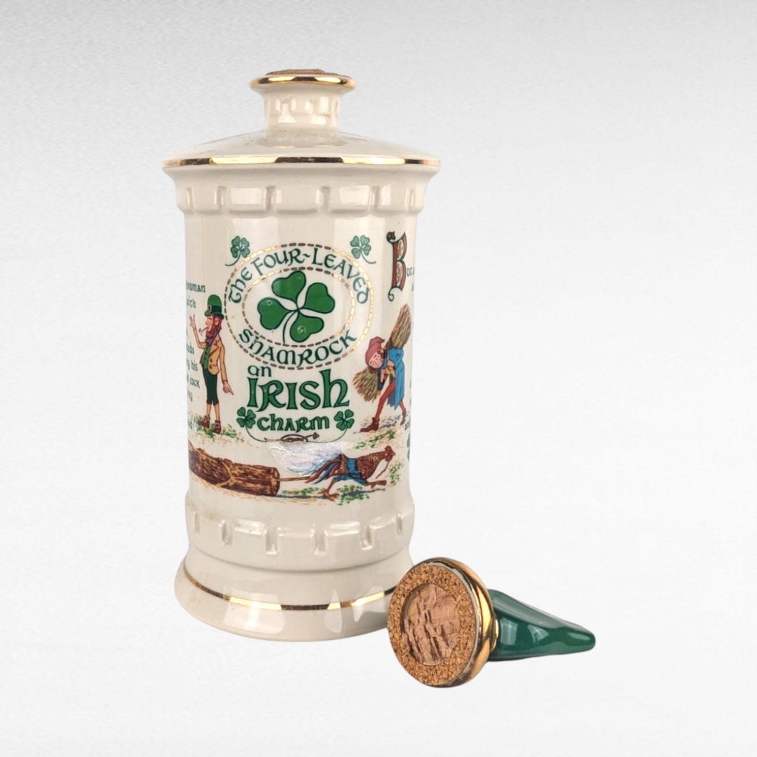 1977 Old Fitzgerald "the Four-leaved Shamrock" Decanter, Vintage ...