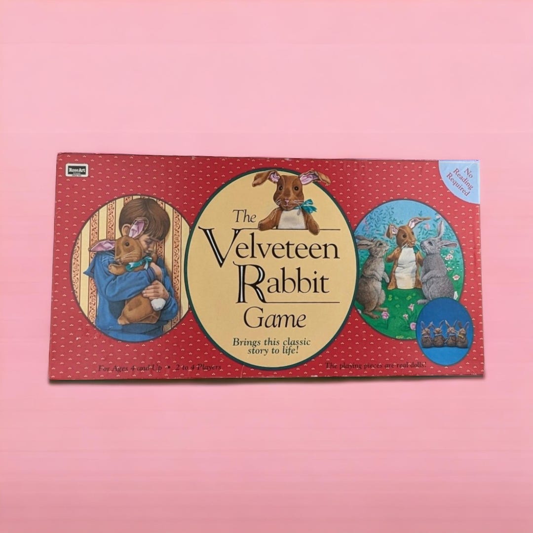 Vintage the Velveteen Rabbit Board Game, Roseart Game, Children's Game ...