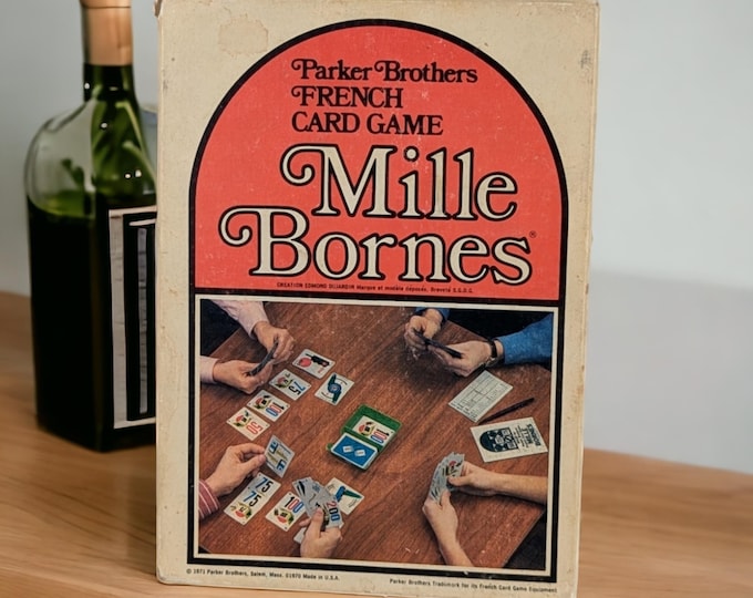 Vintage 1971 Mille Bornes Card Game by Parker Brothers | Complete Set ...