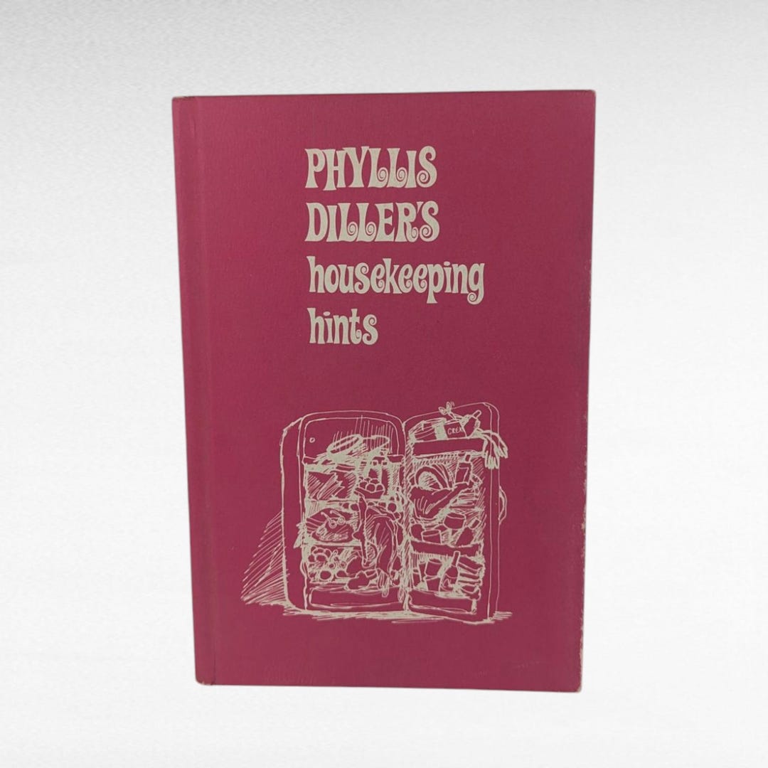 1966 Phyllis Diller Housekeeping Book, Vintage Humor Gift, Illustrated ...