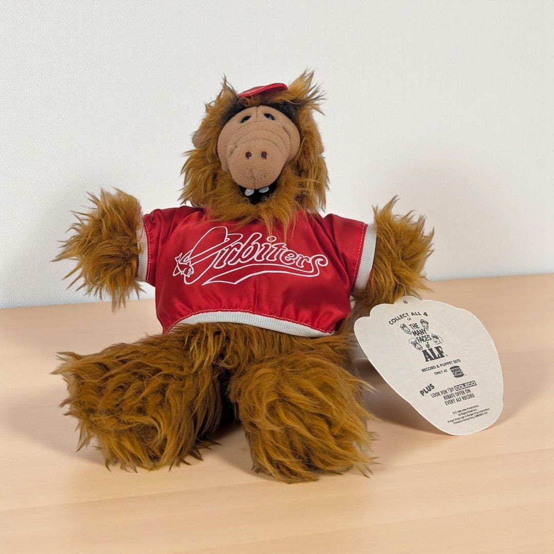 Vintage 1988 ALF Hand Puppet: Burger King Orbiters TV Show Promo Toy ...