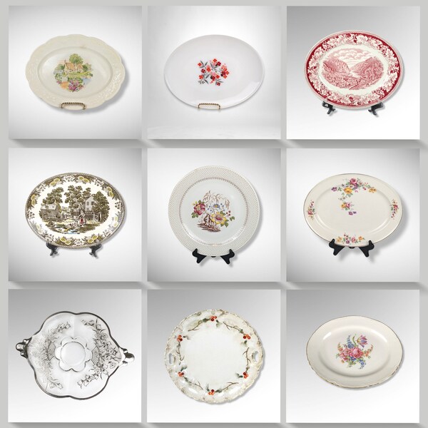 Vintage Serving Platter - Etsy