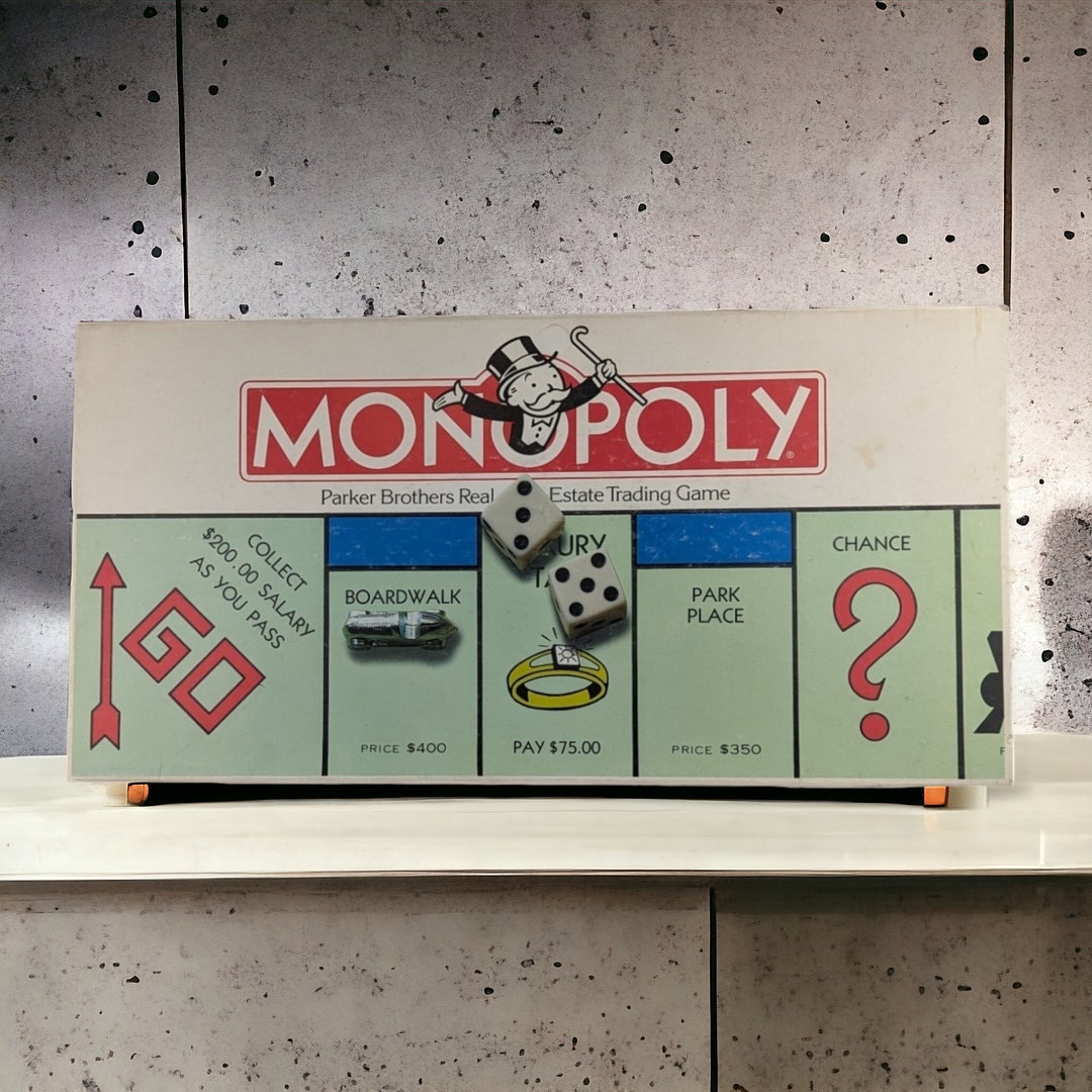 1985 Parker Brothers Monopoly Board Game - Etsy