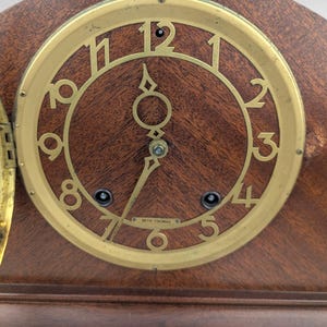 Vintage Seth Thomas Mantel Clock, Wood Case Console Clock, Untested ...