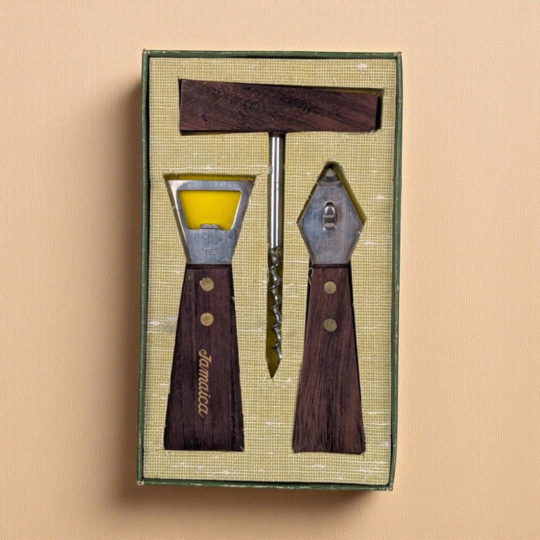 1960s Jamaican Rosewood Bar Tool Set - Etsy