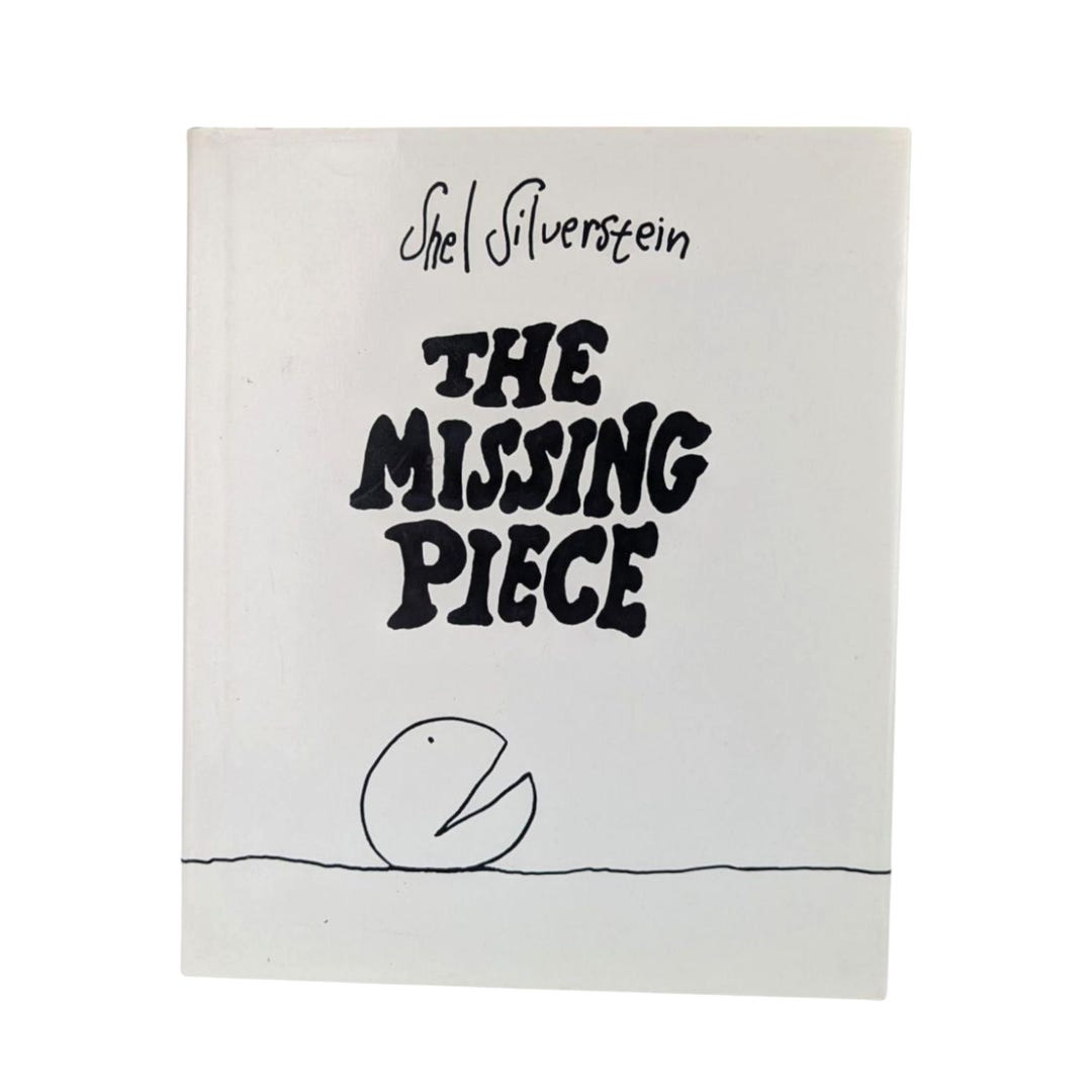 1976 Shel Silverstein "the Missing Piece" Hardcover Book, Classic ...