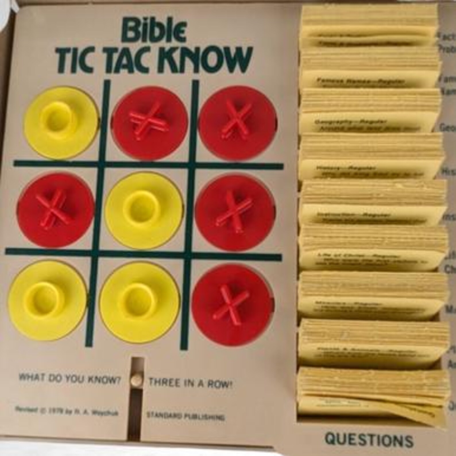 1978 Bible Tic Tac Know Game - Etsy