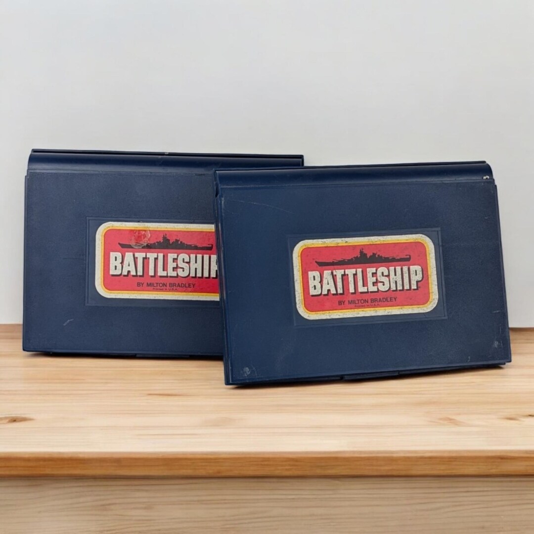 Vintage Battleship Game Classic Naval Combat Game Missing Box Complete ...