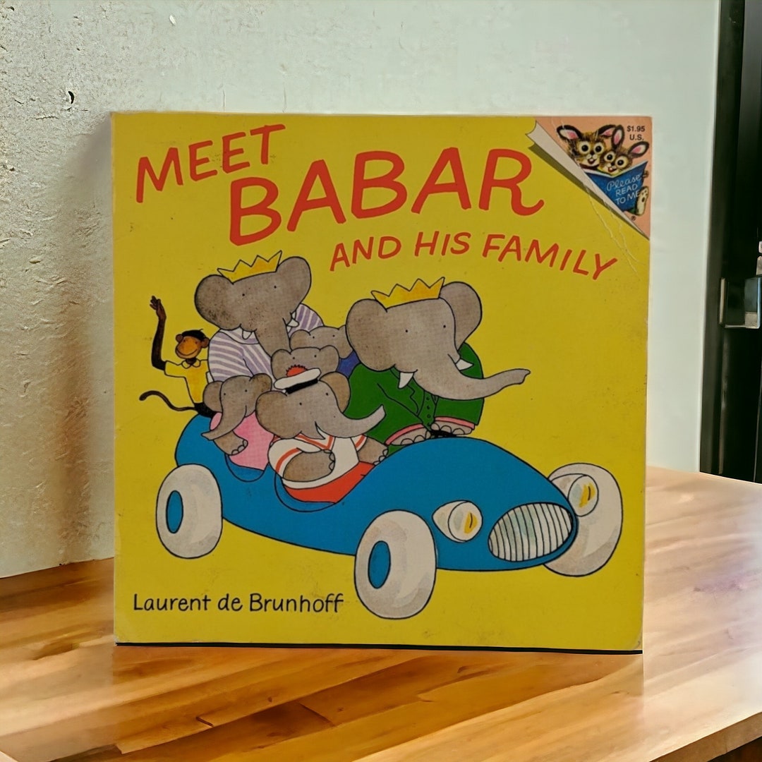 Vintage 1973 "meet Babar and His Family" Book | Laurent De Brunhoff | Children's Book | Elephant ...
