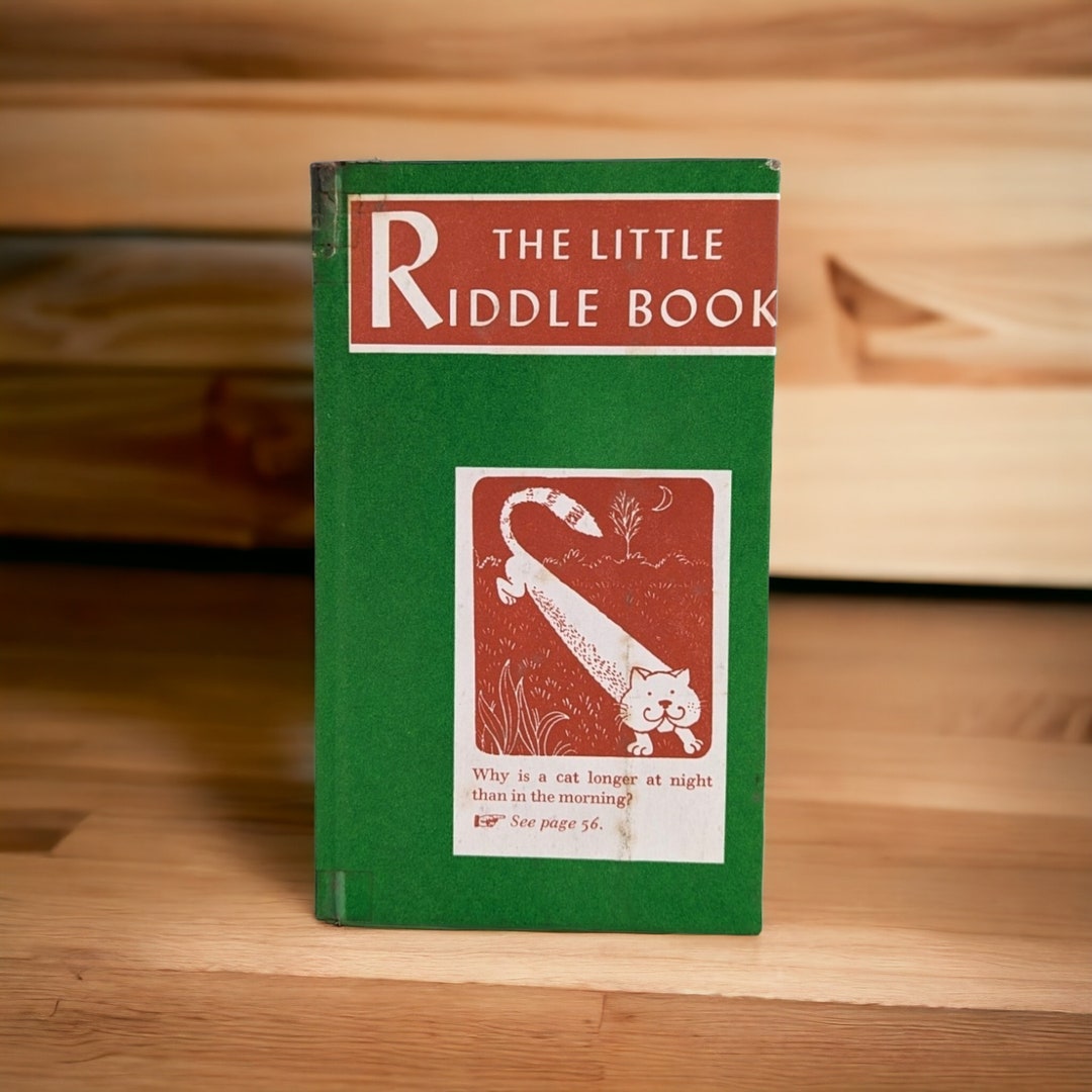 Vintage 1954 the Little Riddle Book Henry R. Martin Hardcover ...