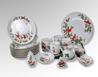 Cardinals Dinnerware - Etsy