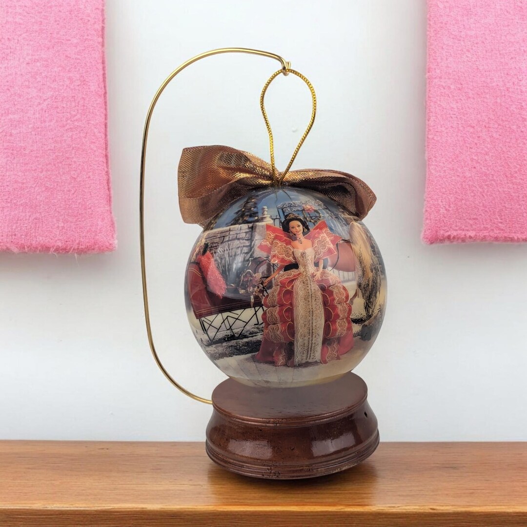 1997 Holiday Barbie Decoupage Ornament, Vintage Barbie Collectible ...