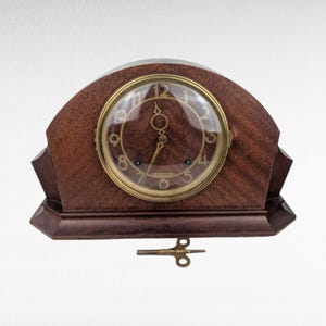 Vintage Seth Thomas Mantel Clock, Wood Case Console Clock, Untested ...