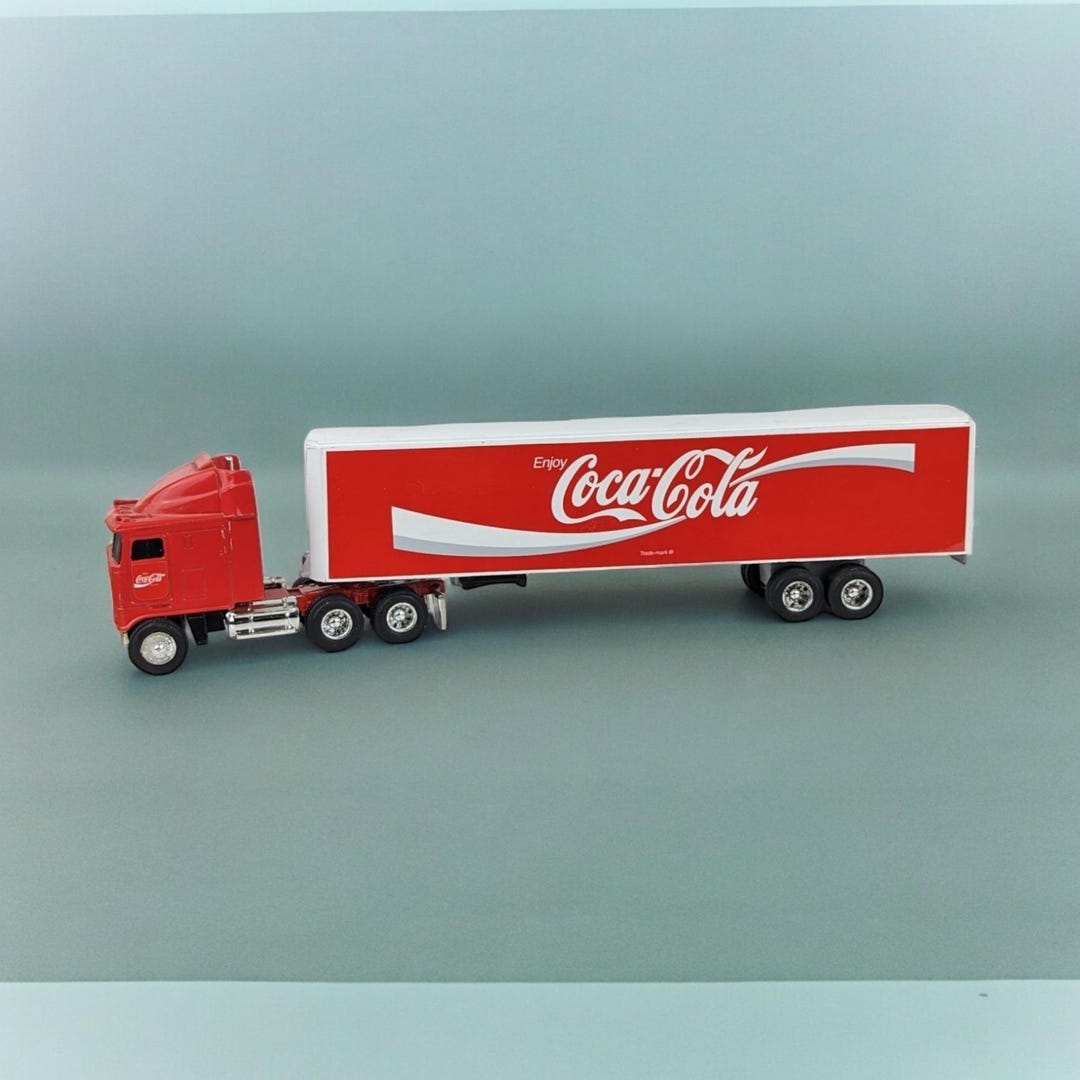 Vintage ERTL Coca-cola Tractor Trailer - Etsy Canada