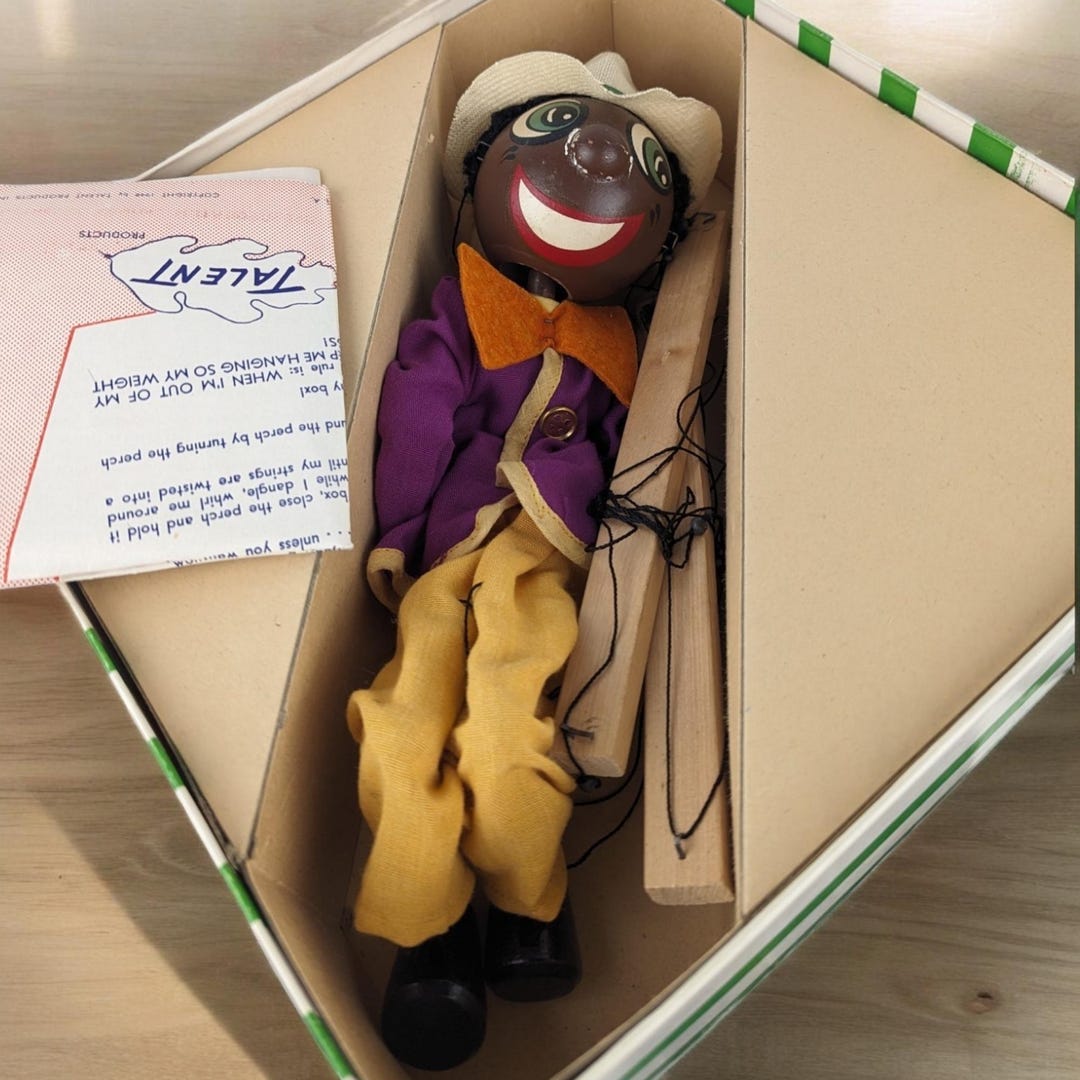 Vintage Effanbee Talentoy jambo the Jiver Marionette Puppet, 1940s ...