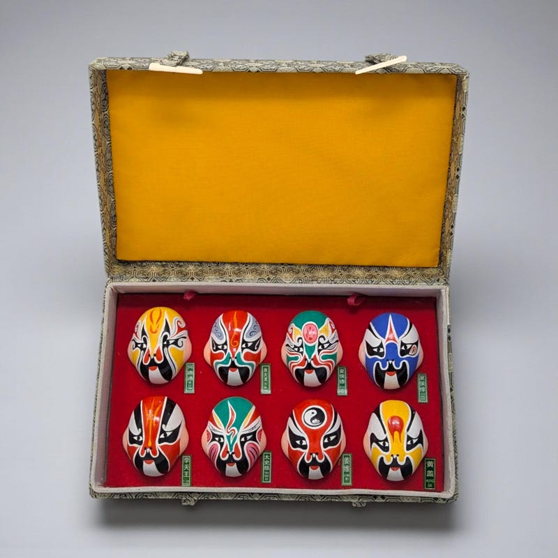 Chinese Opera Masks - Etsy