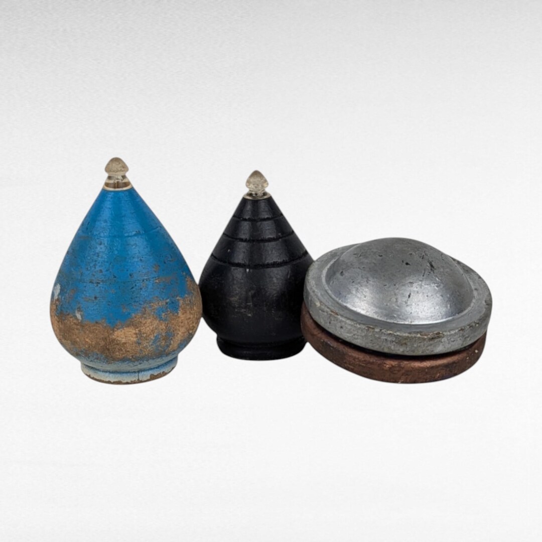 Vintage Duncan Spin Tops, Tournament & Tornado, No Strings, 2.5"-3 ...