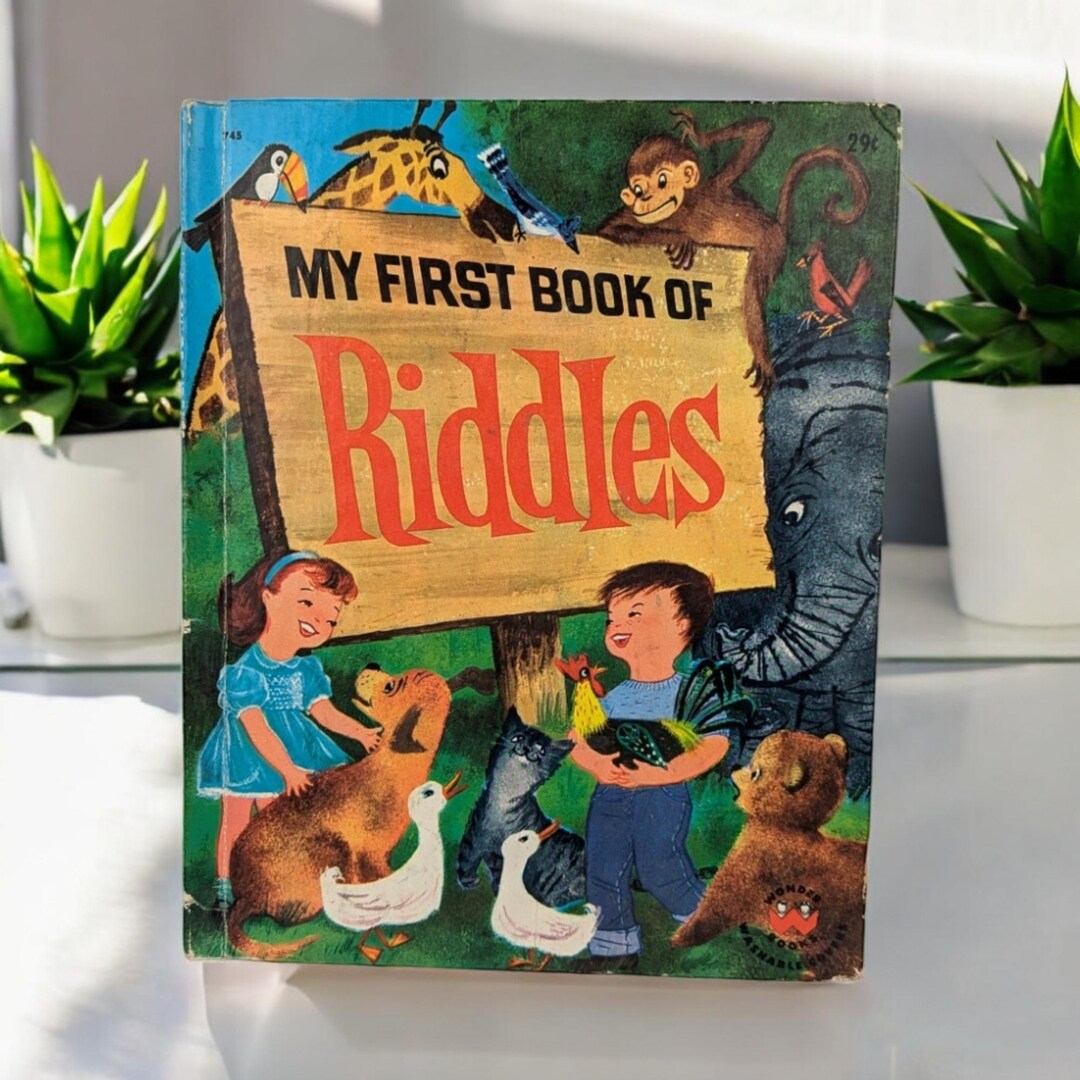 1960s My First Book of Riddles by Janet and Alex D'amato Vintage ...