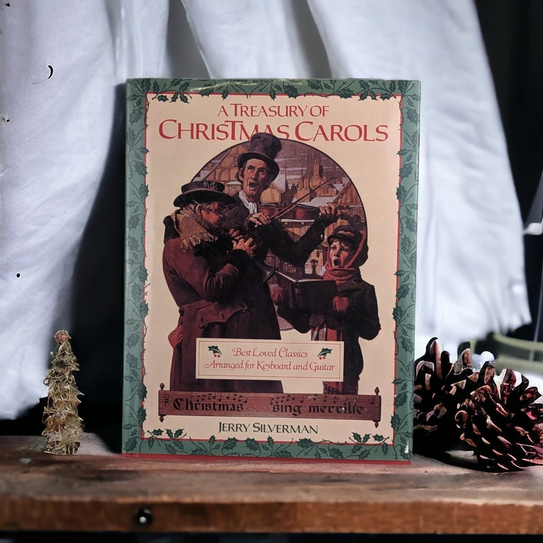 1991 A Treasury of Christmas Carols Music Book, Jerry Silverman - Etsy