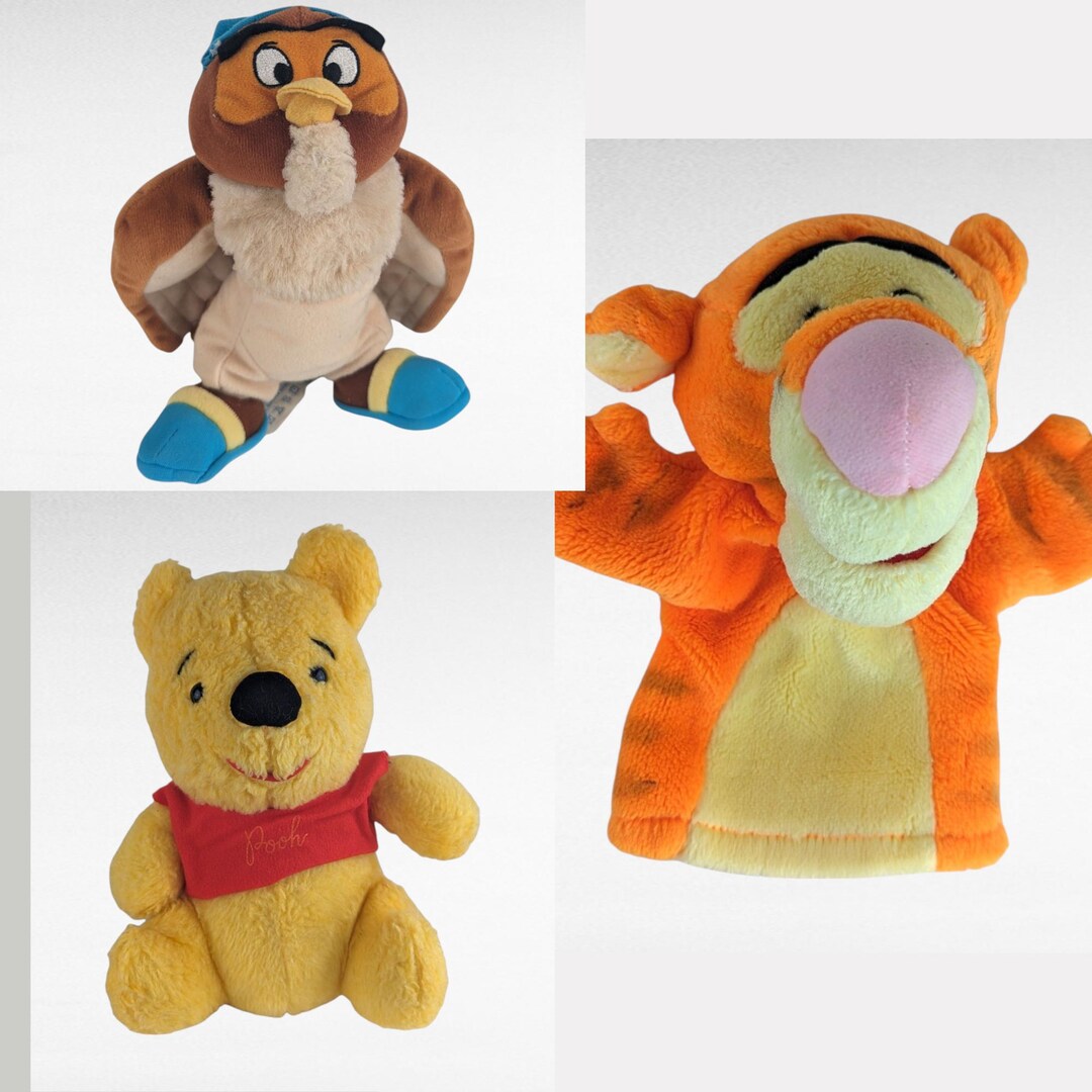 Ta Title: Vintage Disney Plush Pooh Bear Lot Sears Winnie the Pooh ...