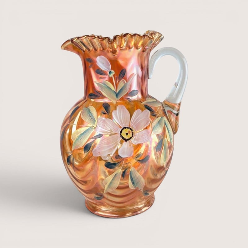Vintage Fenton Pitcher - Etsy