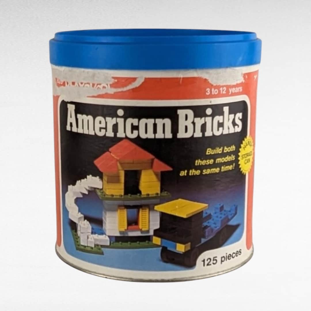 Vintage 1976 Playskool American Bricks | Building Blocks | Classic ...