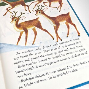 Vintage 1979 Rudolph the Red-nosed Reindeer Hardcover Richard Scarry ...