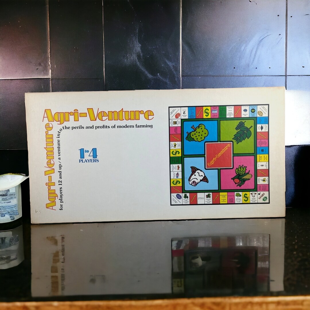1974 Agri-venture Game Vintage Farming Board Game Educational Game - Etsy