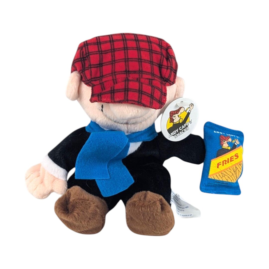 Vintage 1999 Andy Capp Plush Toy With Tag, Advertising Character for ...