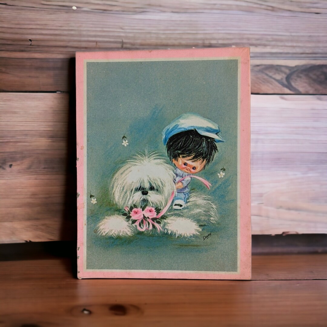 1960s Greeting Cards Set - Etsy