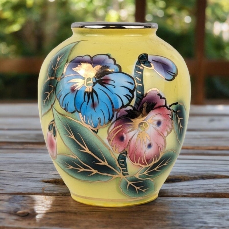 Yellow Vases - Etsy