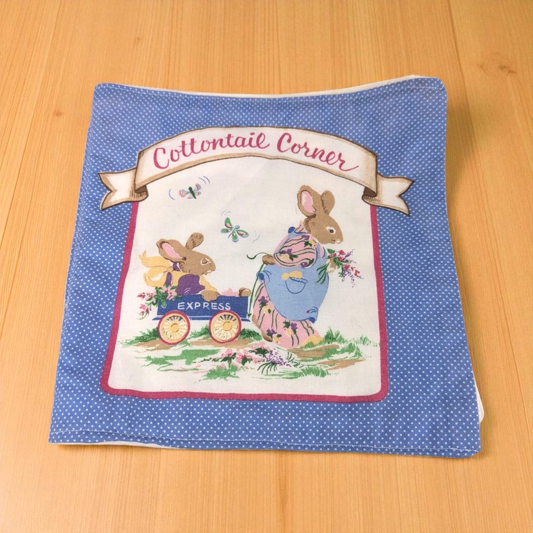 Vintage Cottontail Corner Cloth Book: 1980s Bunny Nursery Toy - Etsy