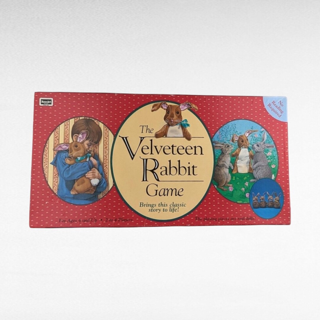 Vintage the Velveteen Rabbit Board Game, Roseart Game, Children's Game ...