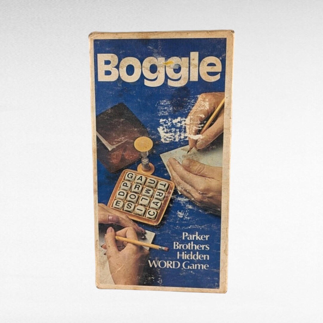 Vintage 1976 Parker Brothers Boggle Game | Classic Word Game | Family ...