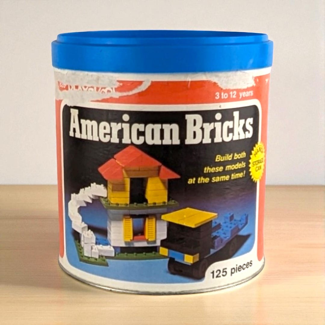 Vintage 1976 Playskool American Bricks | Building Blocks | Classic ...