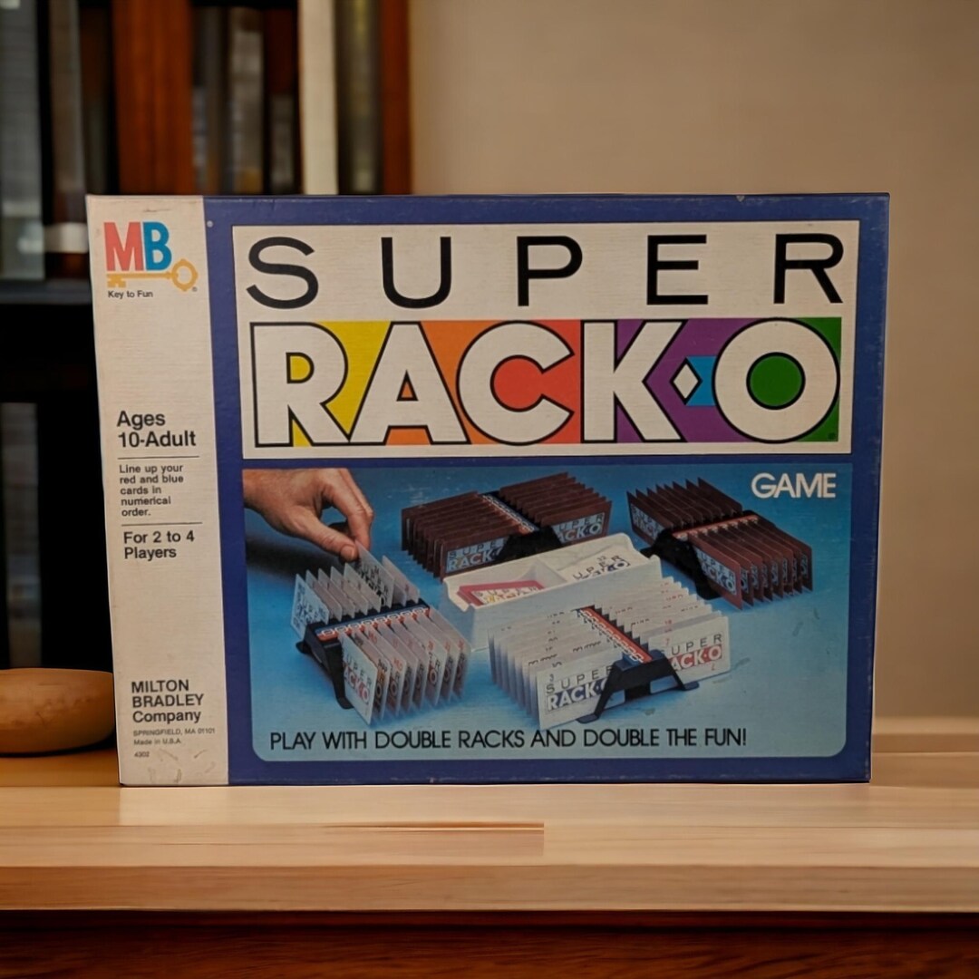 Vintage 1983 Super Racko Game by Milton Bradley - Complete With ...