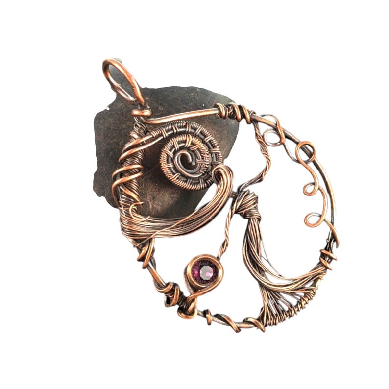 Handmade Copper Wire Goddess Pendant: Tree of Life Female Form - Etsy