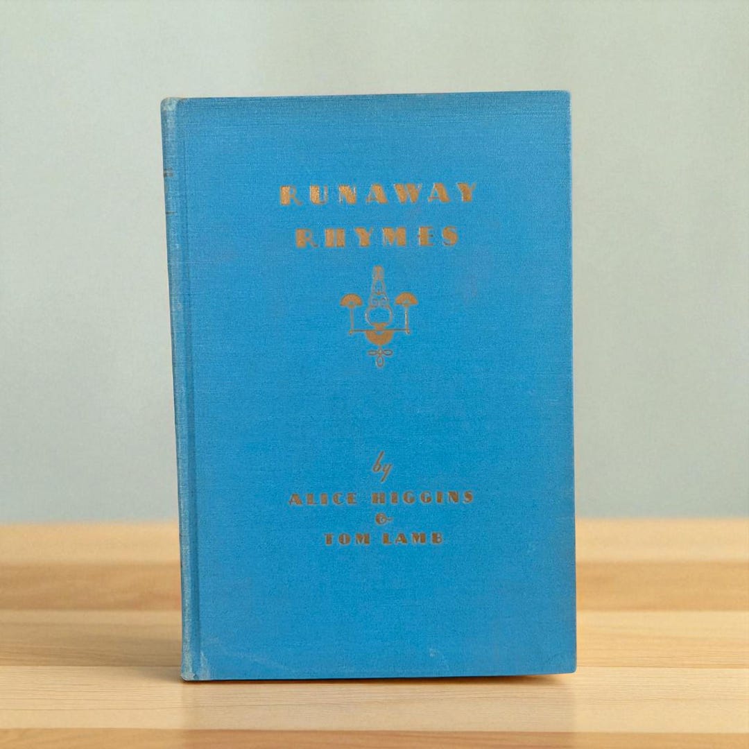 1931 Runaway Rhymes Hardcover: Alice Higgins Children's Verse - Etsy