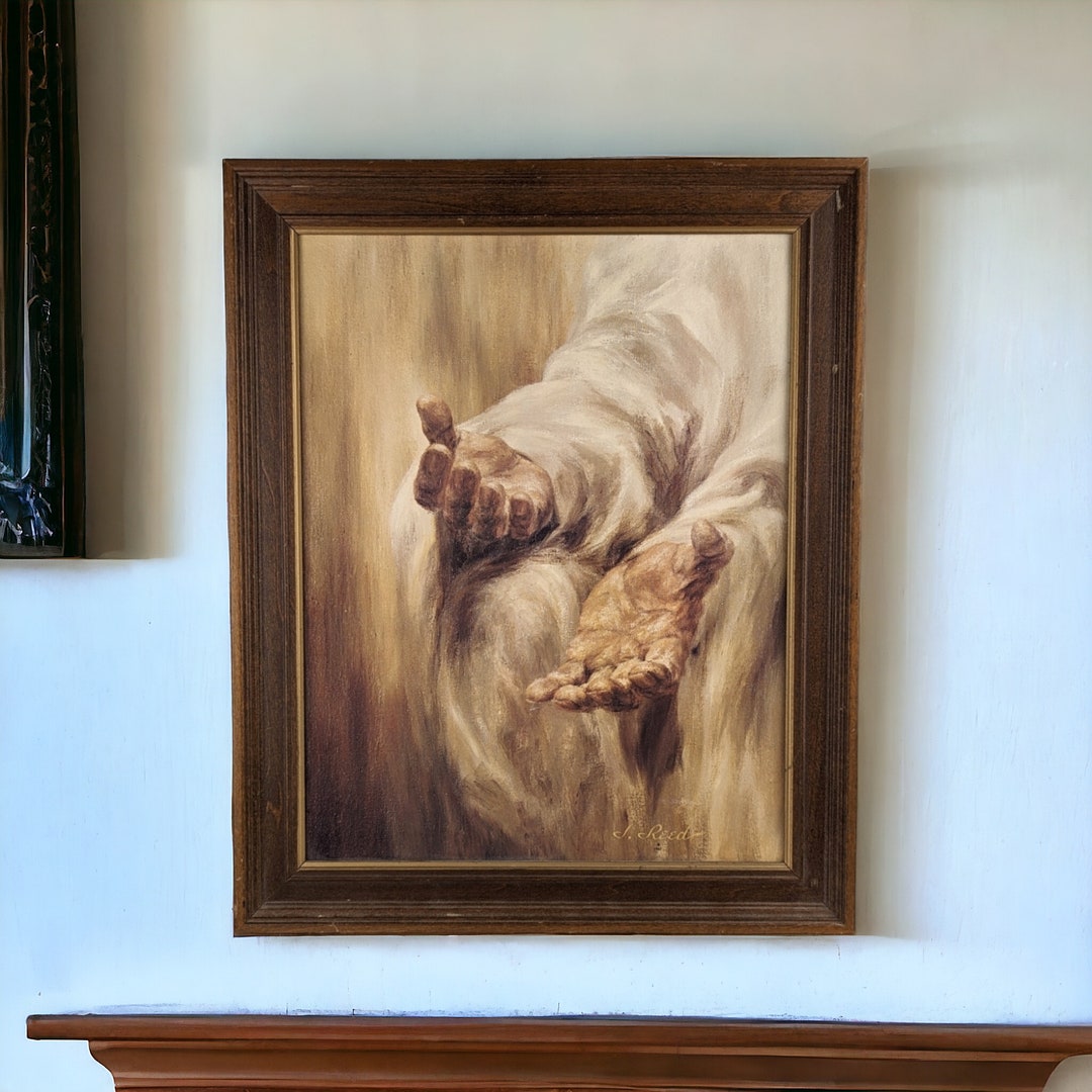 1967 J Reed come Unto Me Framed Print 16x13 - Etsy