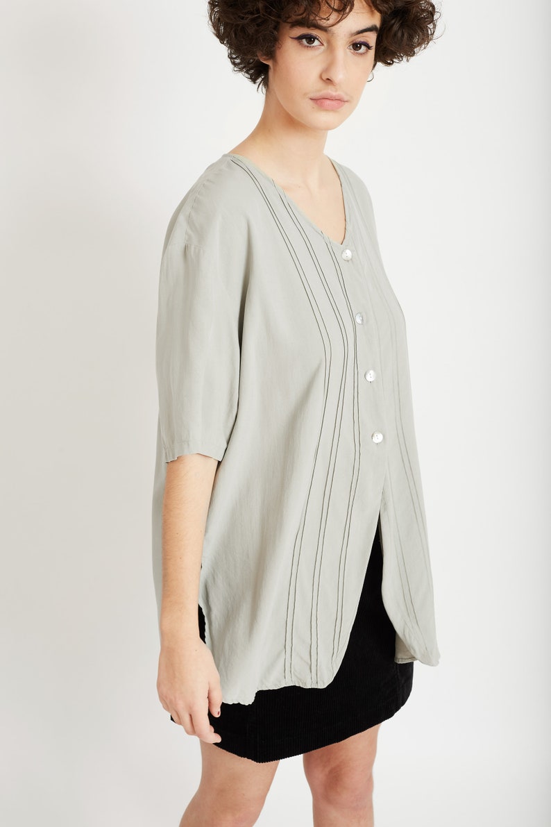 Silk House Blouse - Etsy