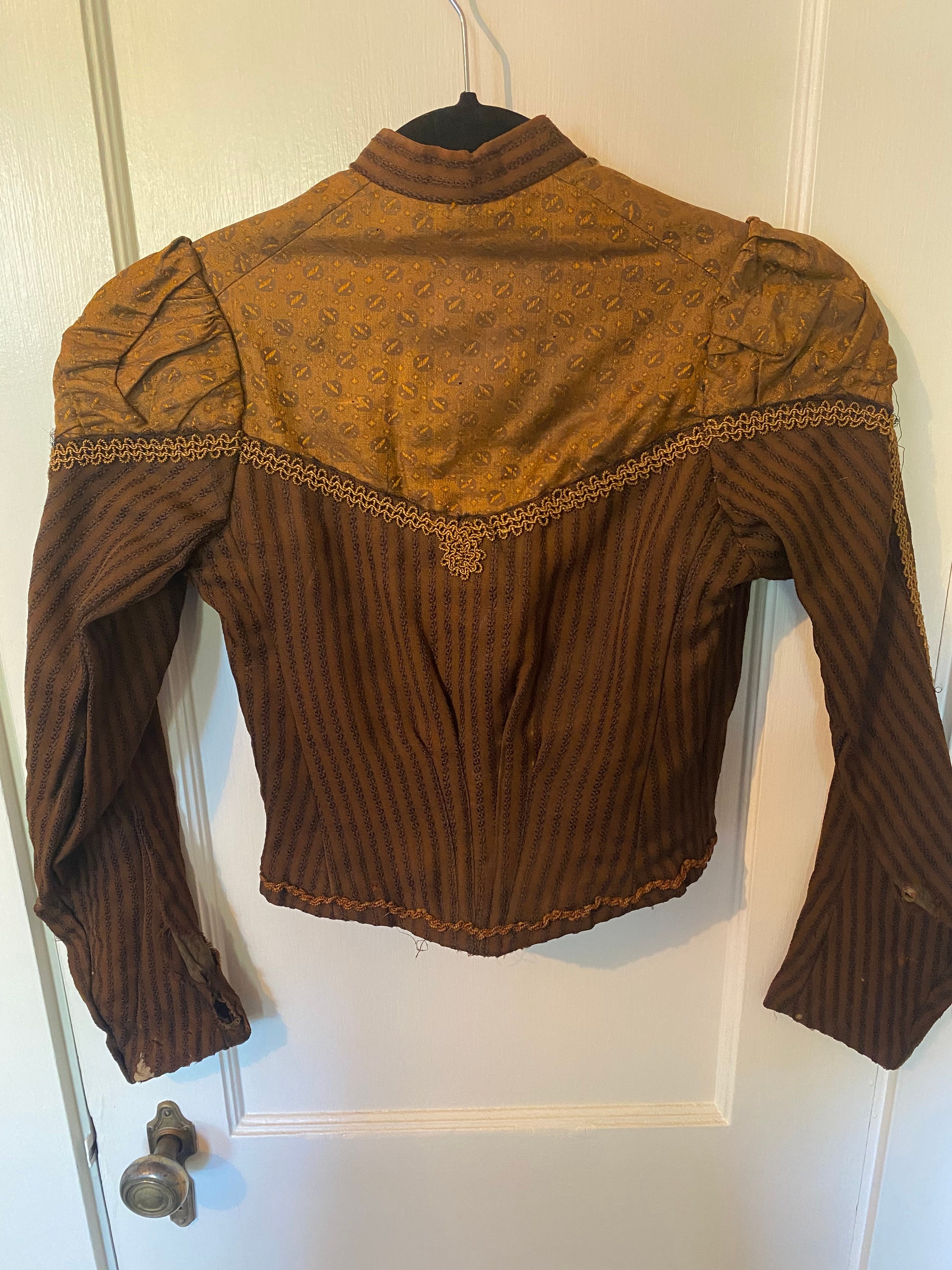 Victorian Brown and Copper Colored Jacket - Etsy