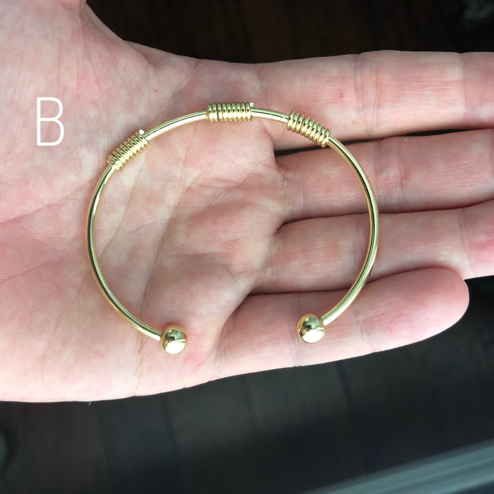 SALE Industrial Gold Cuff Boho Bangle Bohemian Jewelry - Etsy