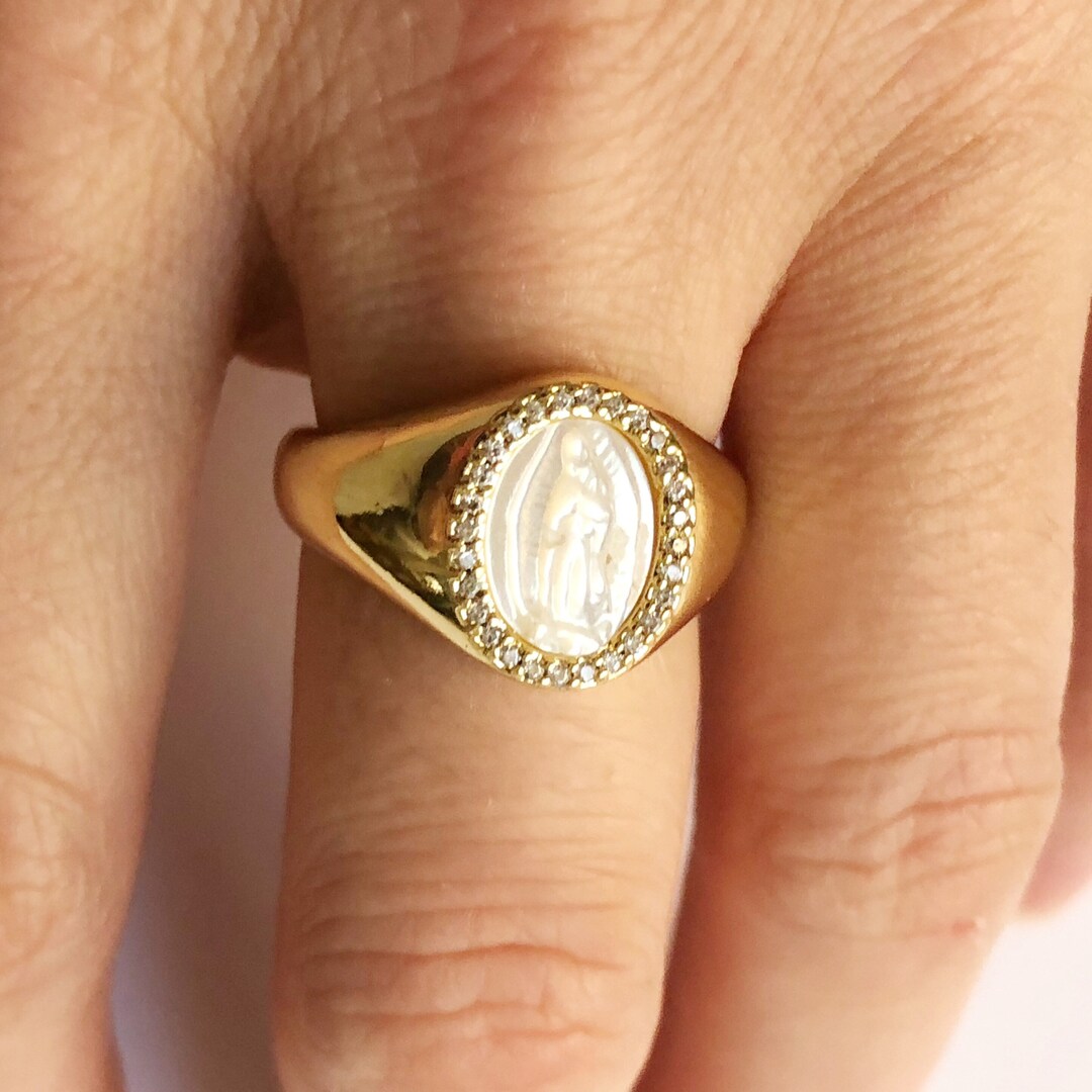 Virgin De Guadalupe Adjustable Ring Our Lady of Guadalupe - Etsy