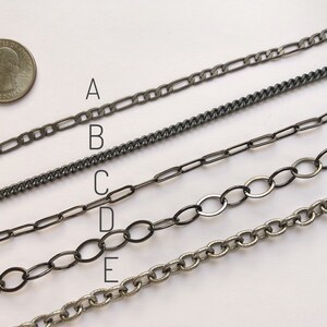 Black Chain Bracelet Modern Grunge Aesthetic Unisex - Etsy