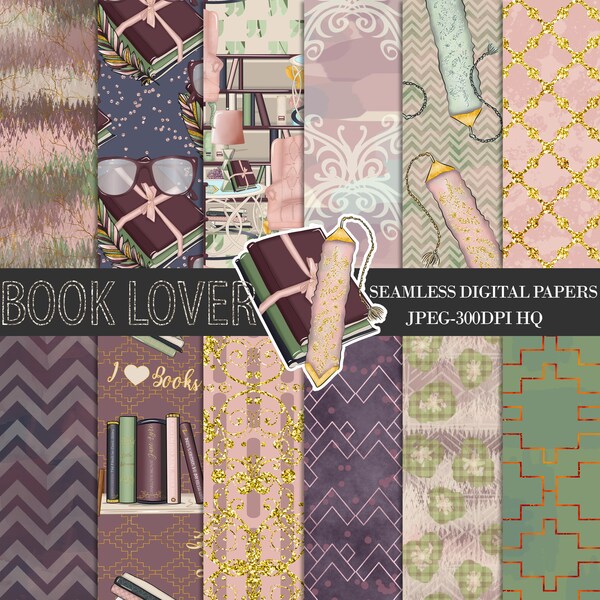 Cozy Digital Paper - Etsy
