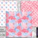 Valentines Day Digital Papers Romantic Seamless Pattern Love - Etsy
