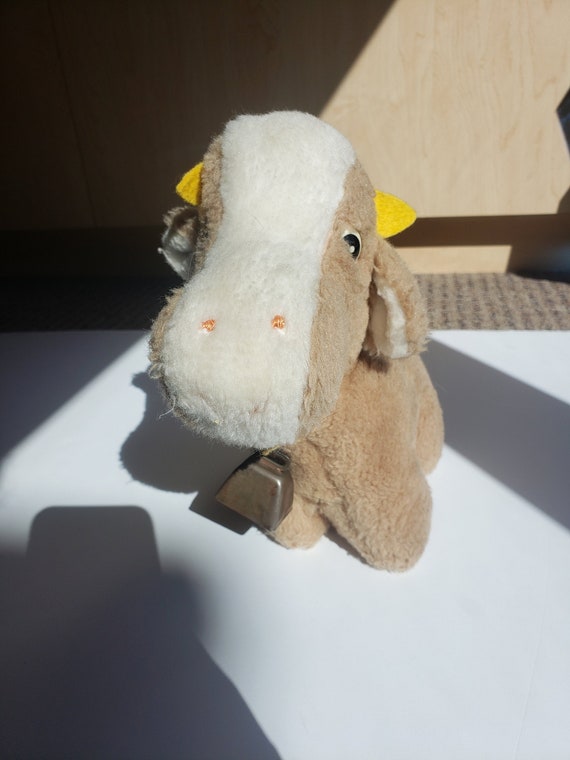 Vintage Eden Toys Musical Cow with Bell Toys Toys & Games etna.com.pe
