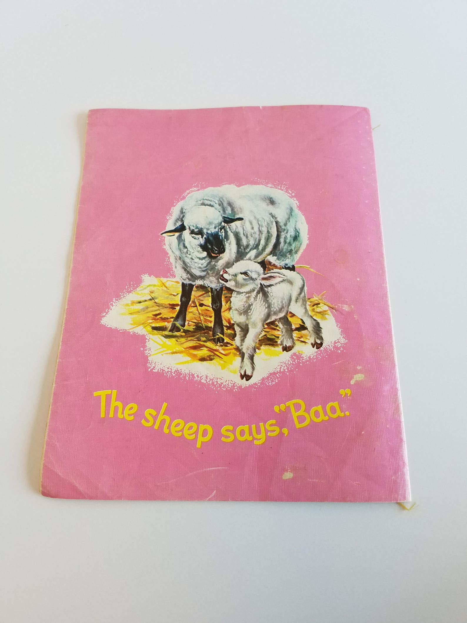 Vintage 1959 Whitman Cloth Book: Baby's First Farm Animals - Etsy