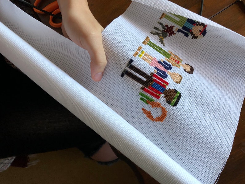 Dustin & Dart Stranger Things Cross Stitch Pattern easy - Etsy Israel